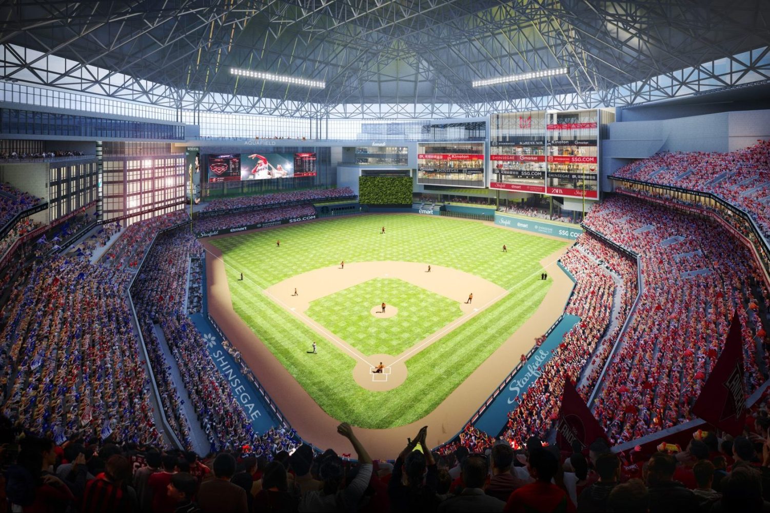 Korean Baseball Team Building First Stadium With A Mall